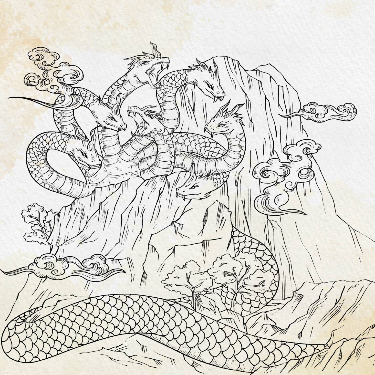 The Myth of Naga and the Four Noble Lineages – Siam1928
